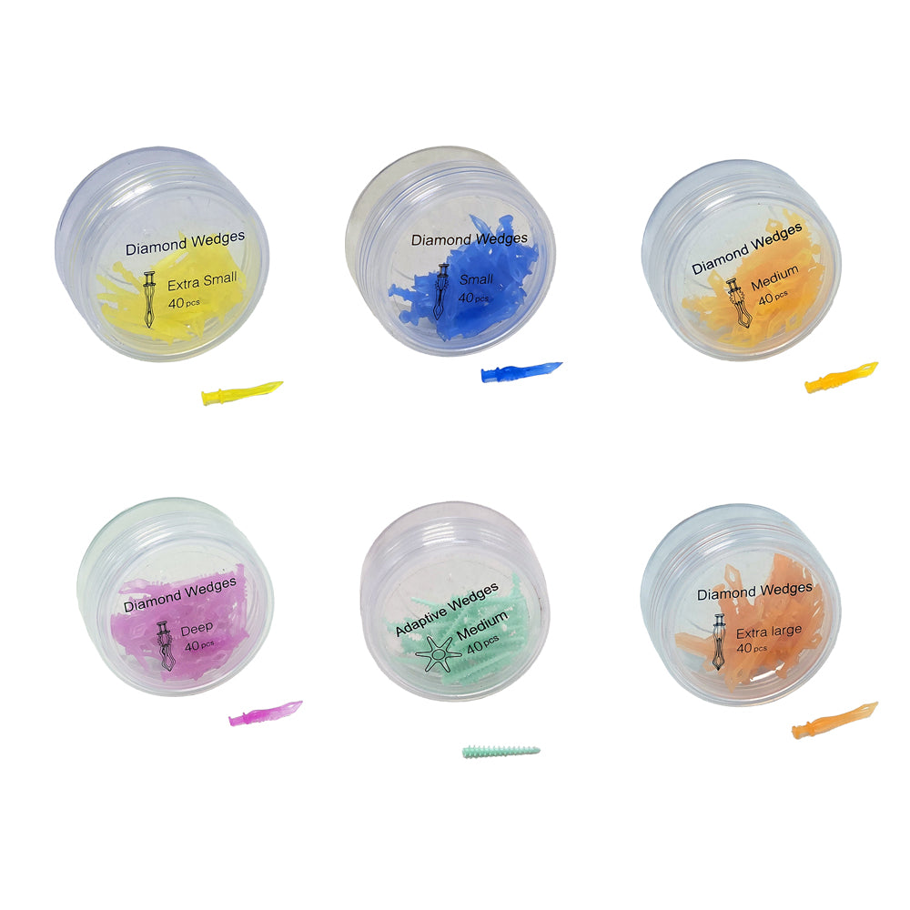 REDLAND SECTIONAL MATRIX Diamond Plastic Wedges (40 pcs/pack) – Tri ...